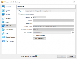 Setup Virtual Machine for testing browser Microsoft Edge version 18 ...